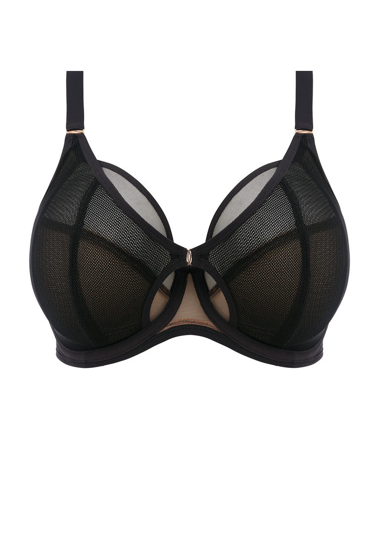 Biustonosz plunge Elomi KINTAI EL301202BLK Uw Plunge Bra Black Black ...